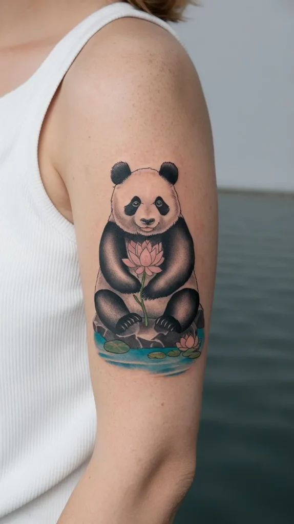 11 Panda Tattoo Ideas to Represent Peace and Harmony - Tattoo Art