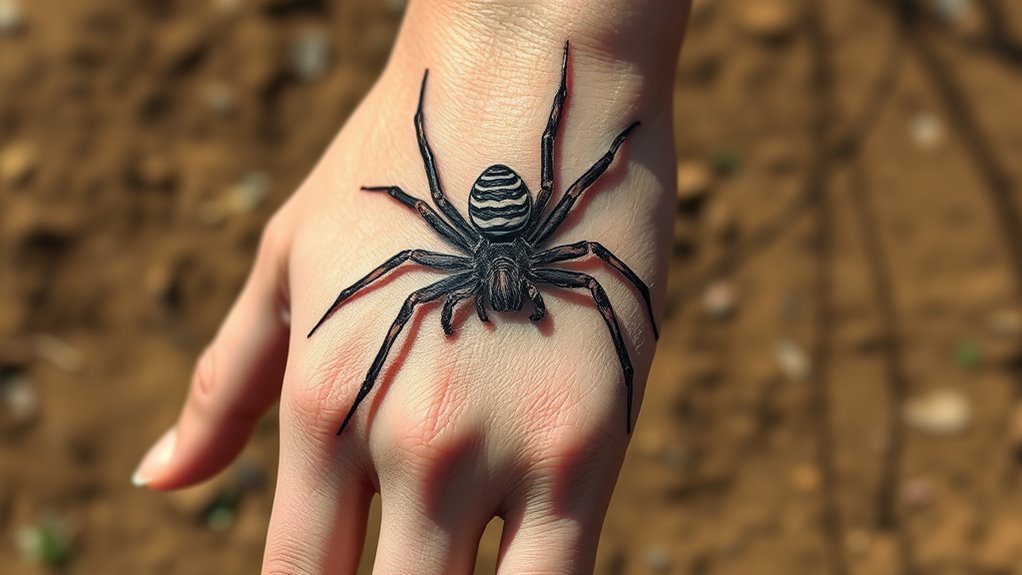 Spider on Hand Tattoo Meaning and Symbolism - Tattoo Art